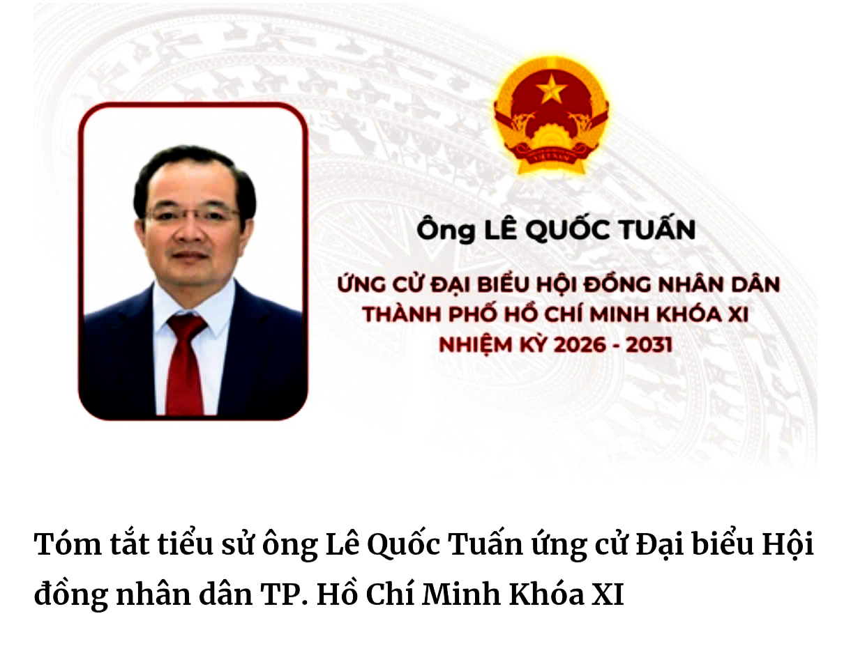 ÔNG LÊ QUỐC TUẤN ỨNG CỬ ĐẠI BIỂU HỘI ĐỒNG NHÂN DÂN THÀNH PHỐ KHÓA XI