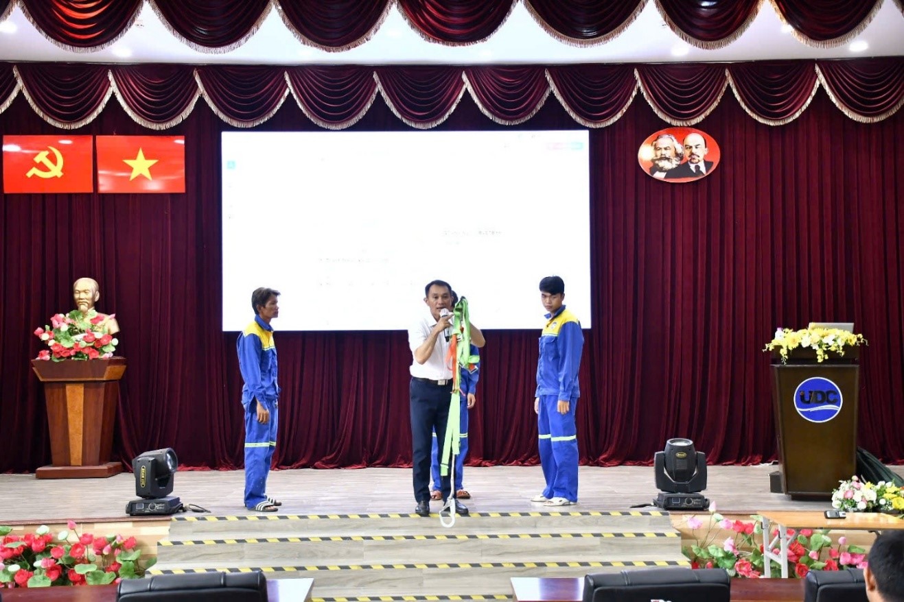 UDC huấn luyện an toàn lao động năm 2026 cho người lao động
